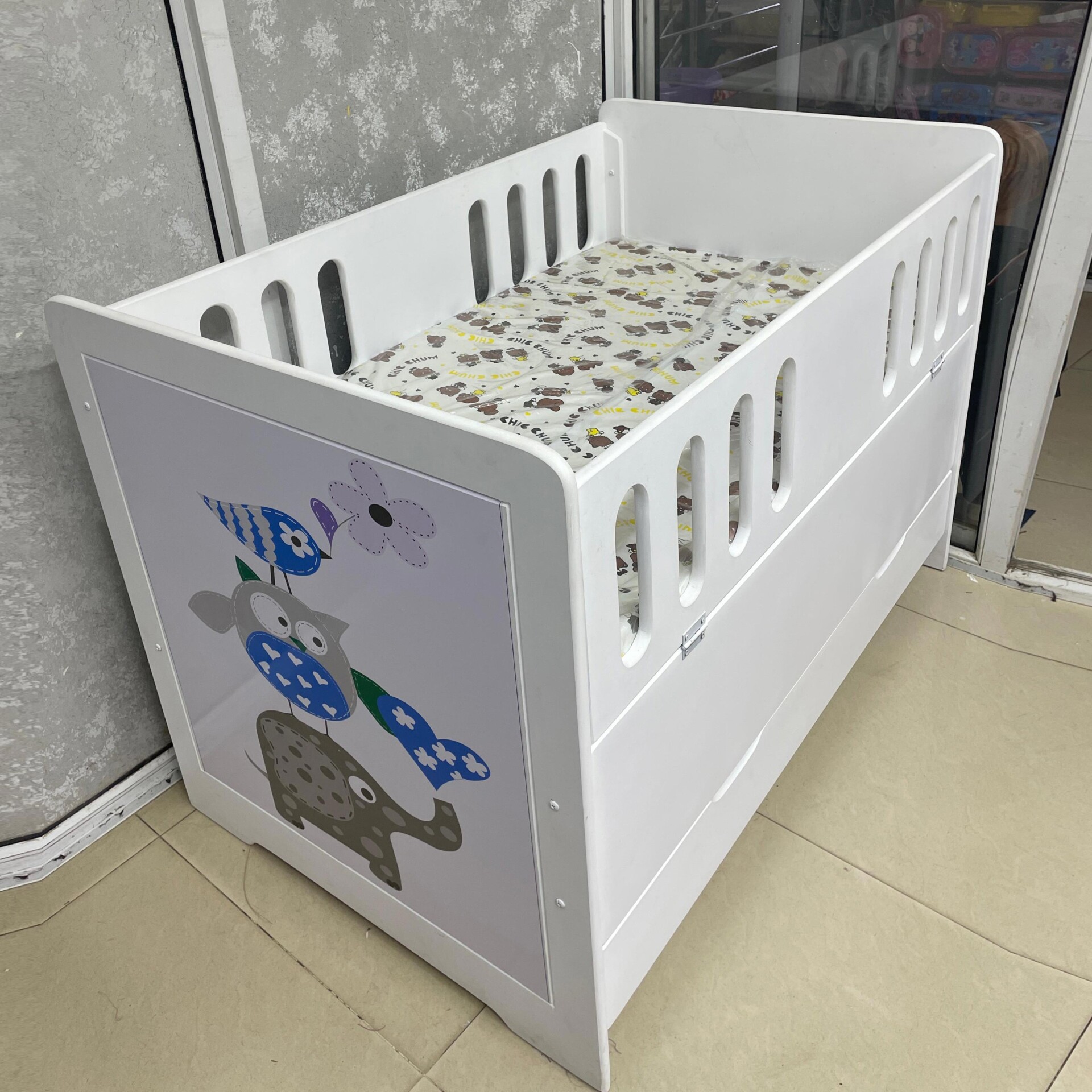 MDF Cot Mattress Cot Bumpers - Baraka Baby Shop